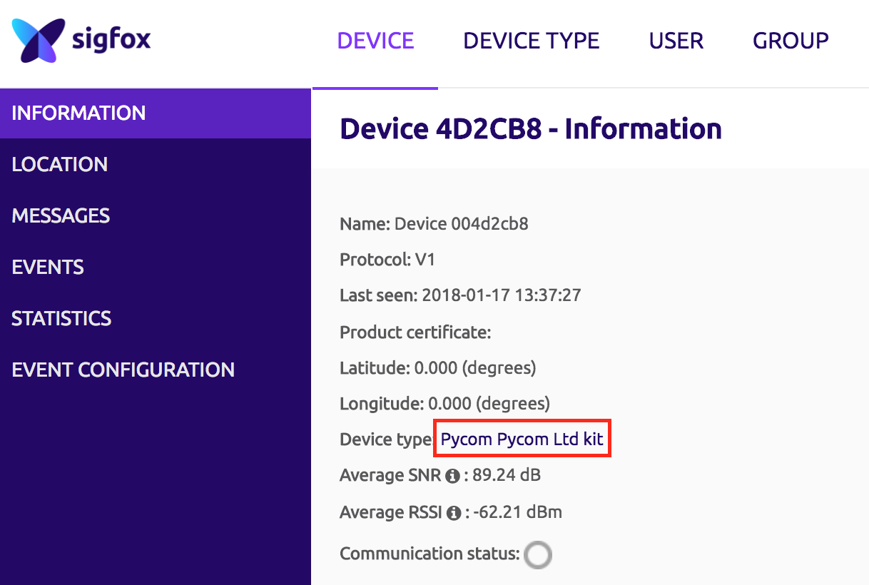 Sigfox Examples · GitBook
